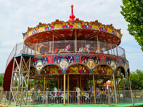 Double Decker Carousel | Double Decker Merry Go Round Manufacturer