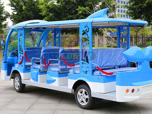 Dolphin Design Electric Sightseeing Car | Electric Tourist Car Supplier