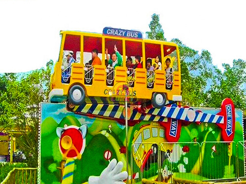 Crazy Bus Ride | Scary Thrill Rides for Sale-Lurky Amusement Equipment